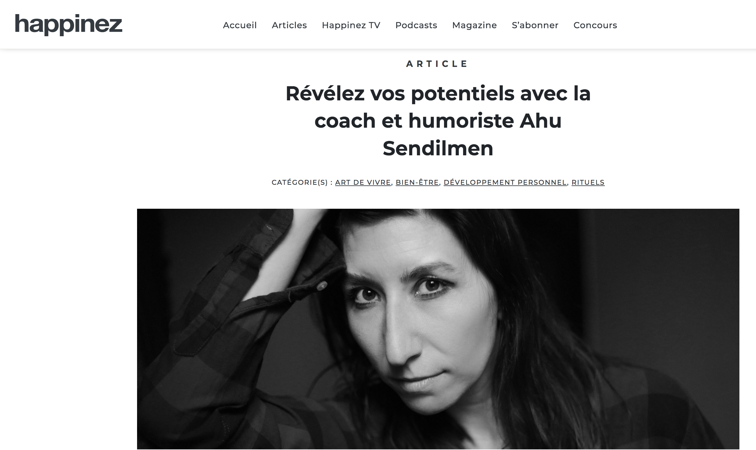 Articles de presse – Ahu Sendilmen